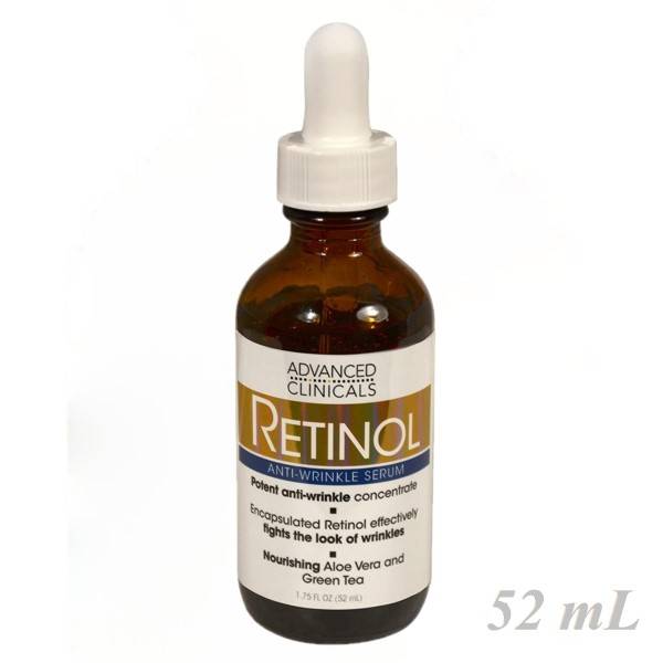 Advanced Clinicals Retinol Serum, Anti-aging, Wrinkle Reducing (1.75oz)
